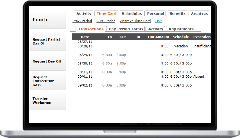 Time and Attendance Solutions from Paycor